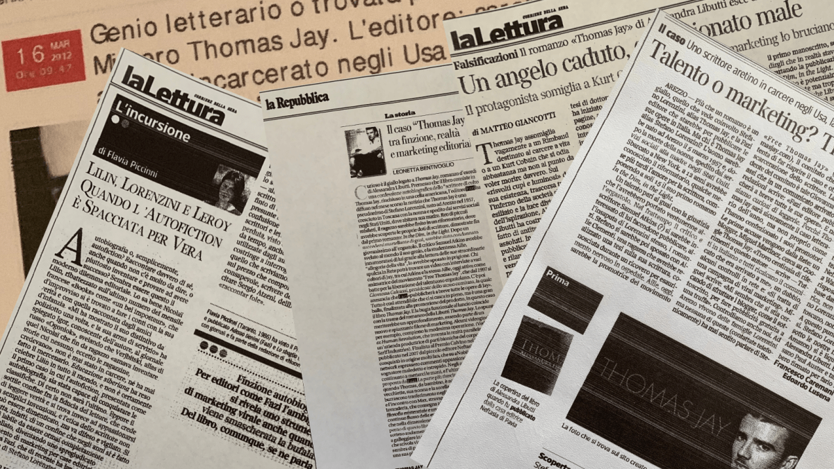 Il ‘caso’ Thomas Jay, nove anni dopo – Orme – Alessandra Libutti